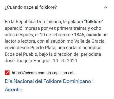 D Nde Nace El Folklore Espa Ol Brainly Lat