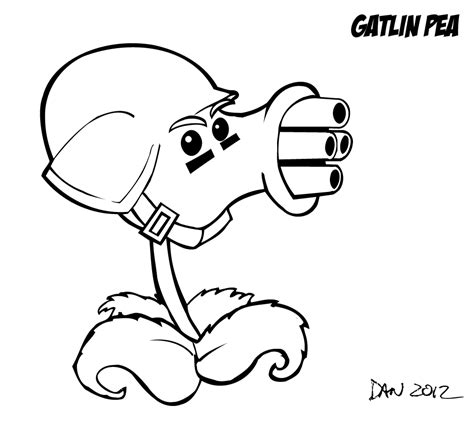 Coloring Pages Of Plants Vs Zombies Print Color Craft