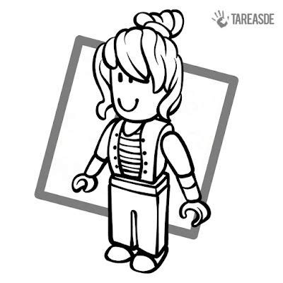 Dibujos de roblox niñas para colorear vsun