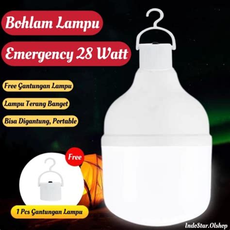Jual LED Darurat Jumbo 28W Lamp Magic Tetap Nyala Lama Walau