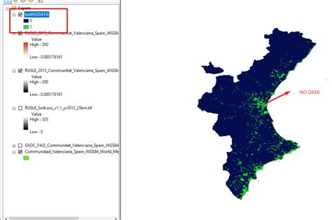 NoData Values Surrounding The Masked Raster Tif After Using Extract
