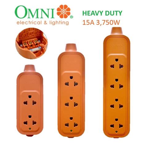Omni Heavy Duty Plastic Outlet Gang W A V Surface