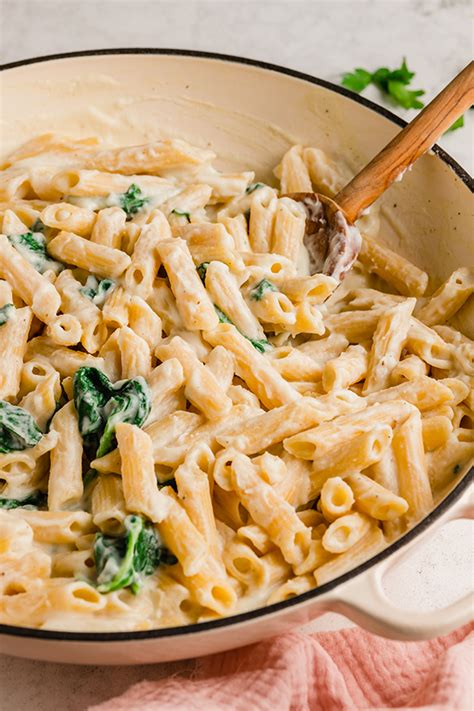 Easy Penne Alfredo Gluten Free Dairy Free Unbound Wellness