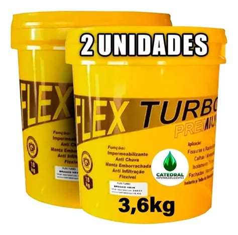 Manta Liquida Turbo Flex De Kg Laje Telha Protege Frete Gr Tis