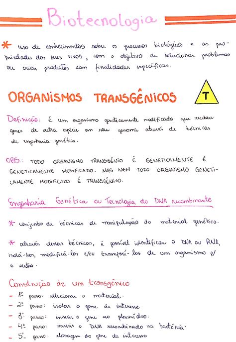 O que é biotecnologia e suas aplicações exemplos resumo
