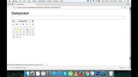 Jquery Datepicker Example How To Add A Jquery Date Picker Youtube