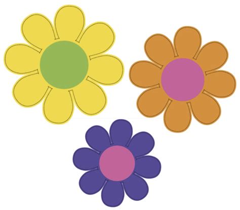 Hippie Flower Clip Art