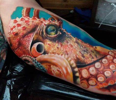 Octopus Tattoo By Jurgis Mikalauskas Post