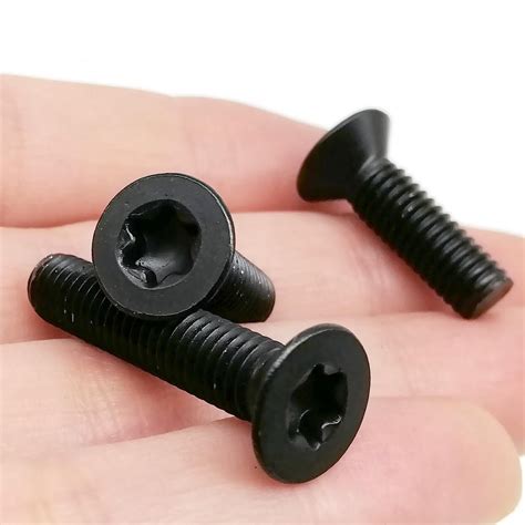 M2 M8 Black 304 Stainless Steel Six Lobe Torx Head Flat Countersunk
