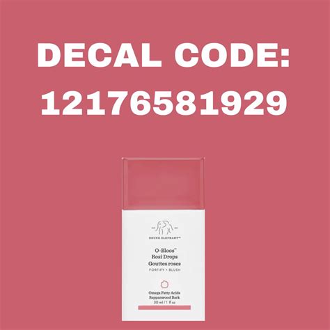 Perfume Decal Codes For Bloxburg Artofit