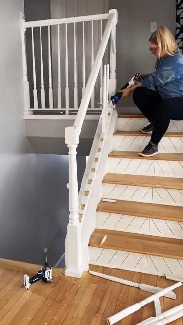 Refurbishing Our Outdated Stairs Staircase Remodel Diy Stair Railing