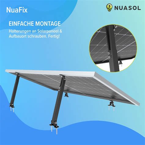 Nuasol Aufständerung Solarmodul Halterung