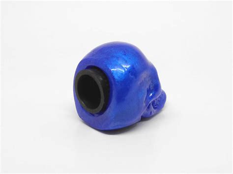 Blue Skull Tire Valve Stem Caps Set Of 4 Skullsinspired