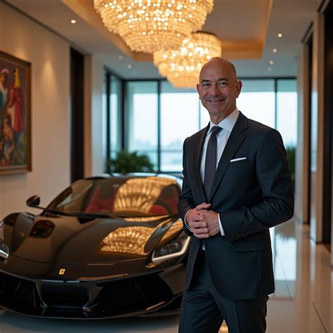 Jeff Bezos At His Miami Luxurious Mansion Stable Diffusion Online