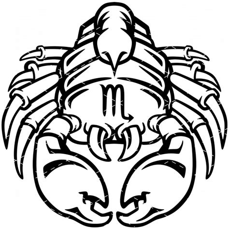 Scorpio Zodiac Sign SVG