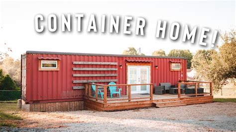 Minimalist Living Ft Shipping Container Home House Tour Youtube