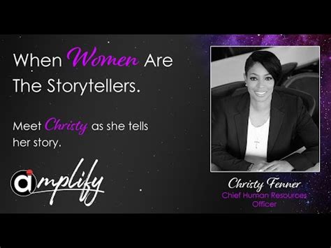 Women Who Tell Their Stories Christy Fenner Chro Youtube