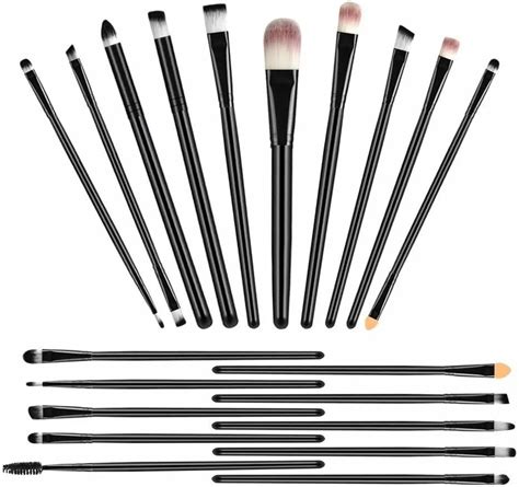 Set De 20 Brochas Maquillaje Profesional Sombra De Ojos Meses Sin
