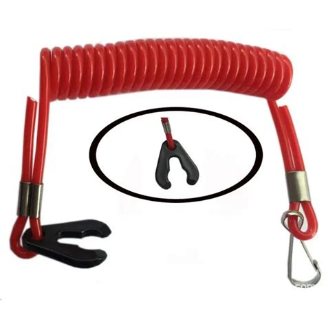1pcs Motor Boat Kill Stop Switch And Safety Tether Lanyard For Yamaha