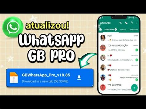 Chegou Novo Whatsapp Gb Pro Atualizado Novas Fun Es