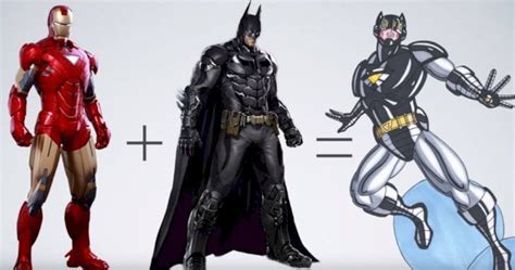 Superheroes Fusion What Would Marvel DC Characters Looked Mixed Up