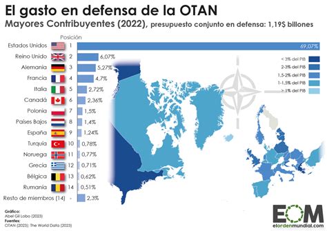 Cinco mapas y gráficos para entender la OTAN Mapas de El Orden