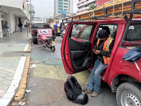 Accidente Deja Un Motociclista Lesionado En Monterrey