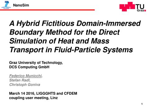 pdf a hybrid fictitious domain immersed boundary method for the direct simulation of heat and