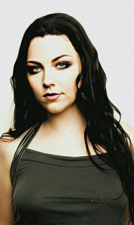 Evanescence Amy Lee Black Metal Lynn Super Cute Sweet Beautiful
