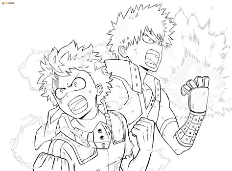 Coloriage My Hero Academia Coloriages Gratuits AniYuki