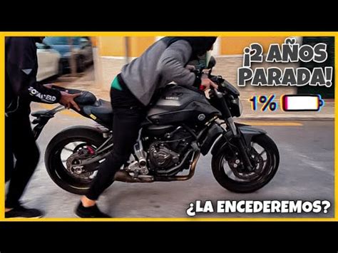 INTENTAMOS ARRANCAR una MOTO PARADA hace 2 AÑOS YouTube