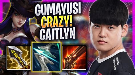 GUMAYUSI IS SO CRAZY WITH CAITLYN T1 Gumayusi Plays Caitlyn ADC Vs