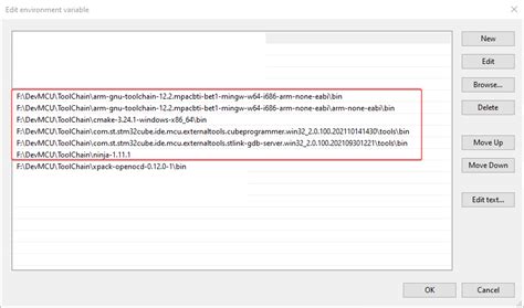 Toolchain STM32 CMake Template Documentation