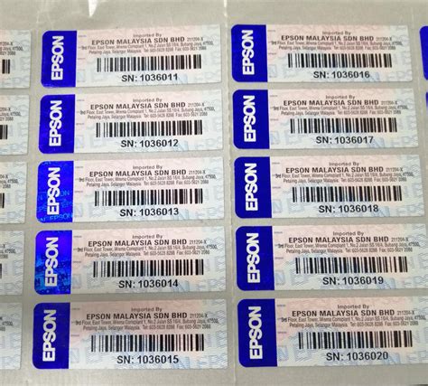 Anti Counterfeit Labels HSA Security Solutions Dubai