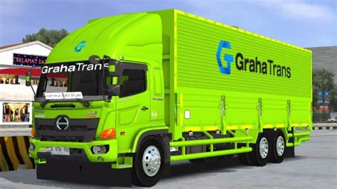 Share Mod Livery Truk Hino Wingbox Mod Bussid Terbaru Youtube