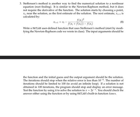 solved steffensen s method is another way to find the