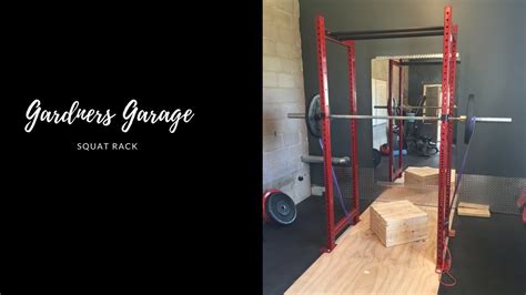 DIY Squat Rack For Your Home Gym Just Like Rogue Squat Rack YouTube