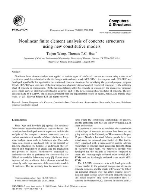 pdf 2001artigo wang hsu nonlinear finite element analysis of concrete structures using new