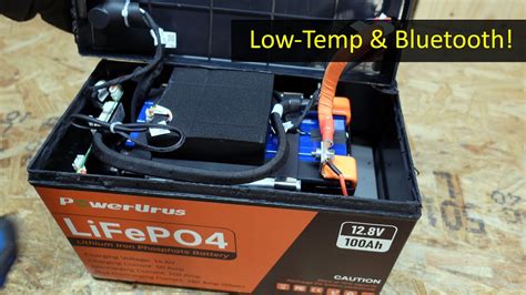PowerUrus 12V 100Ah LiFePO4 Battery Teardown Low Temp Bluetooth