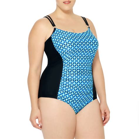 Krista Plus Womens One Piece D Cup Swimsuit Walmart Canada