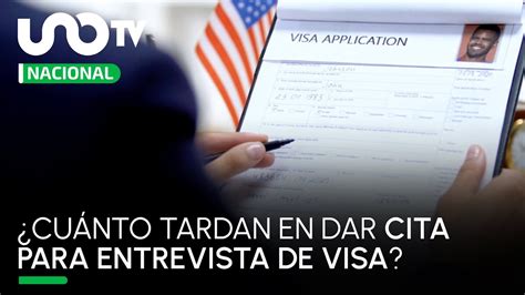 Quieres Visa de EU Ve cuánto tiempo tarda cada consulado en dar cita