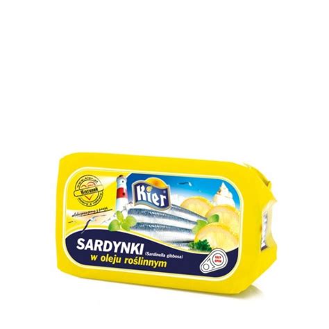 Sardynki w oleju roślinnym 120g Kier Sklep Rybny Laguna