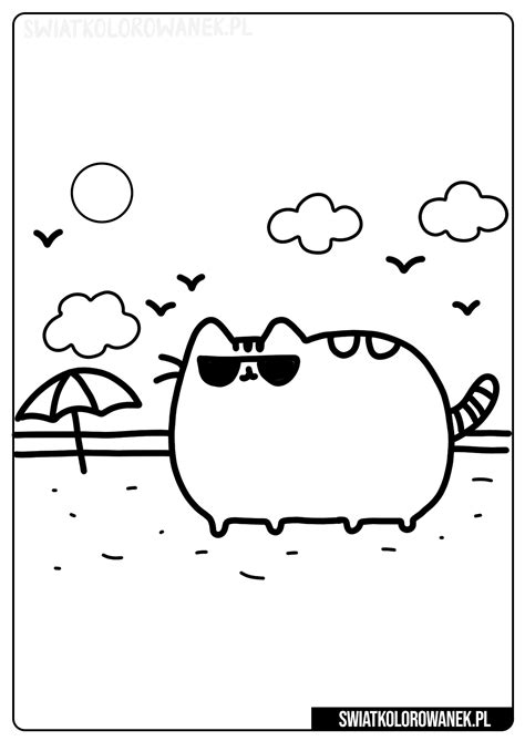 Kolorowanki Pusheen Darmowe Kolorowanki Do Druku