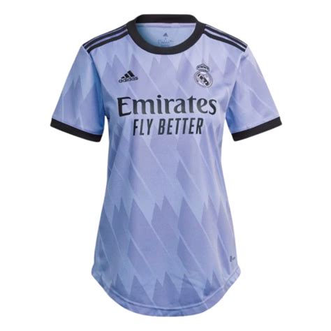 Camisa Real Madrid Away 22 23 Torcedor Adidas Feminina Roxa