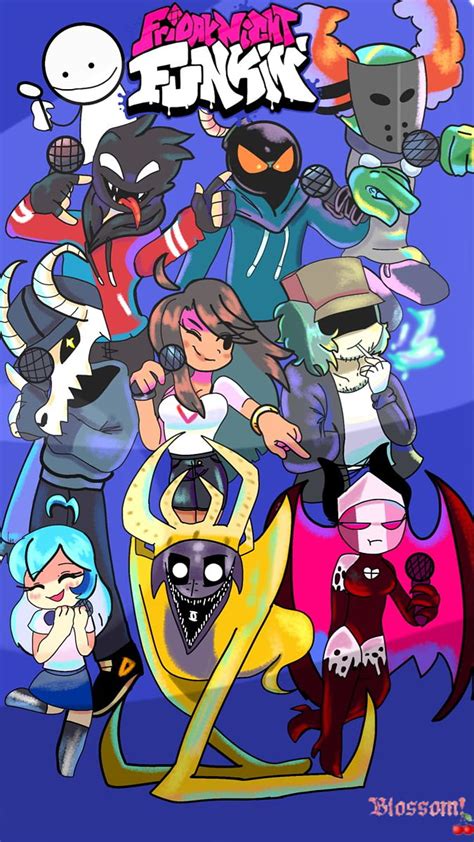 Fnf All Characters Hd Phone Wallpaper Pxfuel