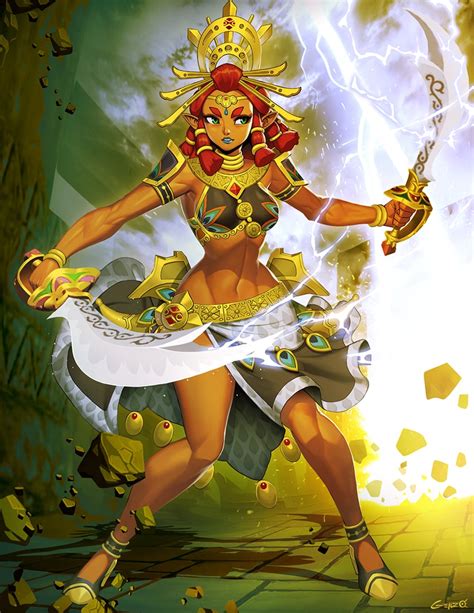 Riju The Legend Of Zelda And 1 More Drawn By Genzoman Danbooru