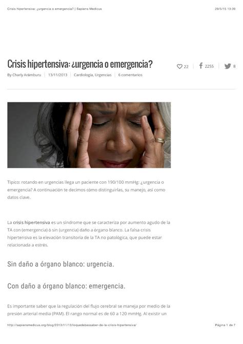 PDF Crisis Hipertensiva Urgencia O Emergencia DOKUMEN TIPS