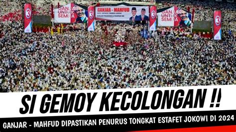 KUBU SEBELAH MULAI PANIK GEGARA INI GANJAR MAHFUD DI PASTIKAN