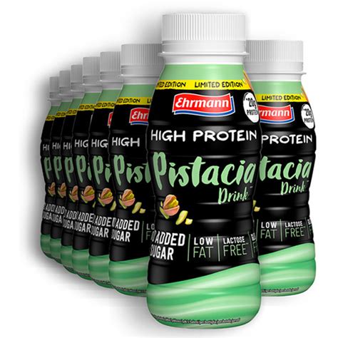 12kpl Ehrmann High Protein Drink Pistacia Proteiinijuoma 250ml