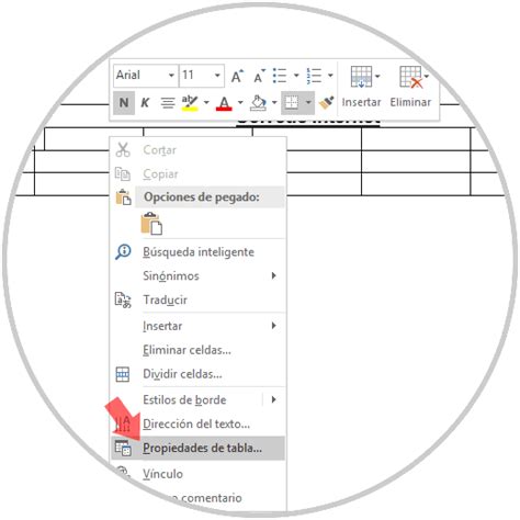Cómo alinear tabla horizontal en Word 2019 2016 Solvetic